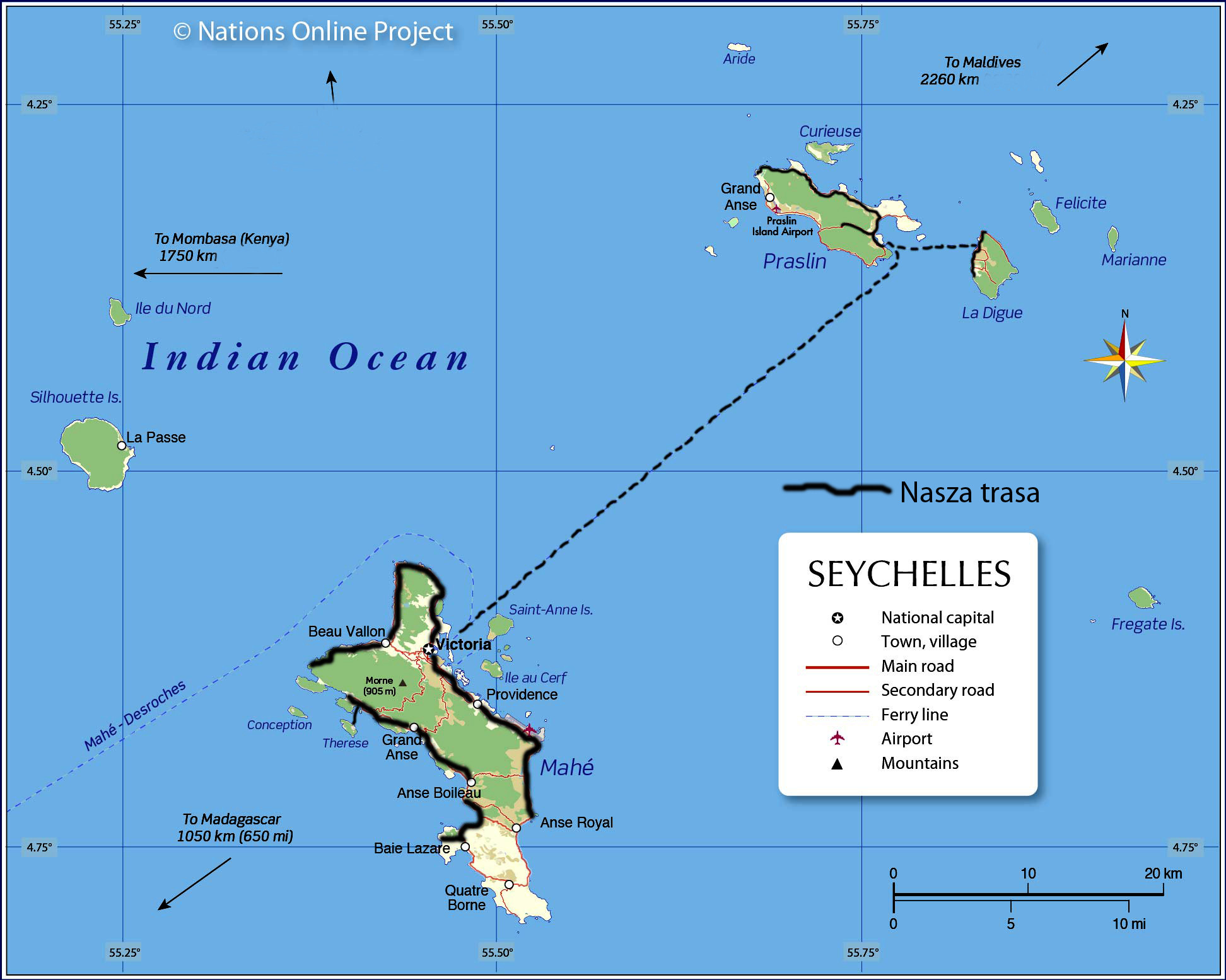 Seszele na własną rękę